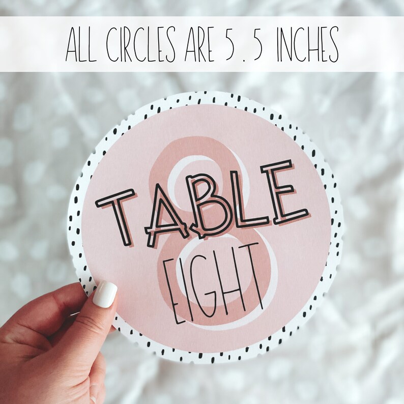 EDITABLE Table and Group Signs Modern Colorful Bulletin - Etsy