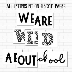 EDITABLE Jungle Safari Door Display | Wild About School | Bulletin ...