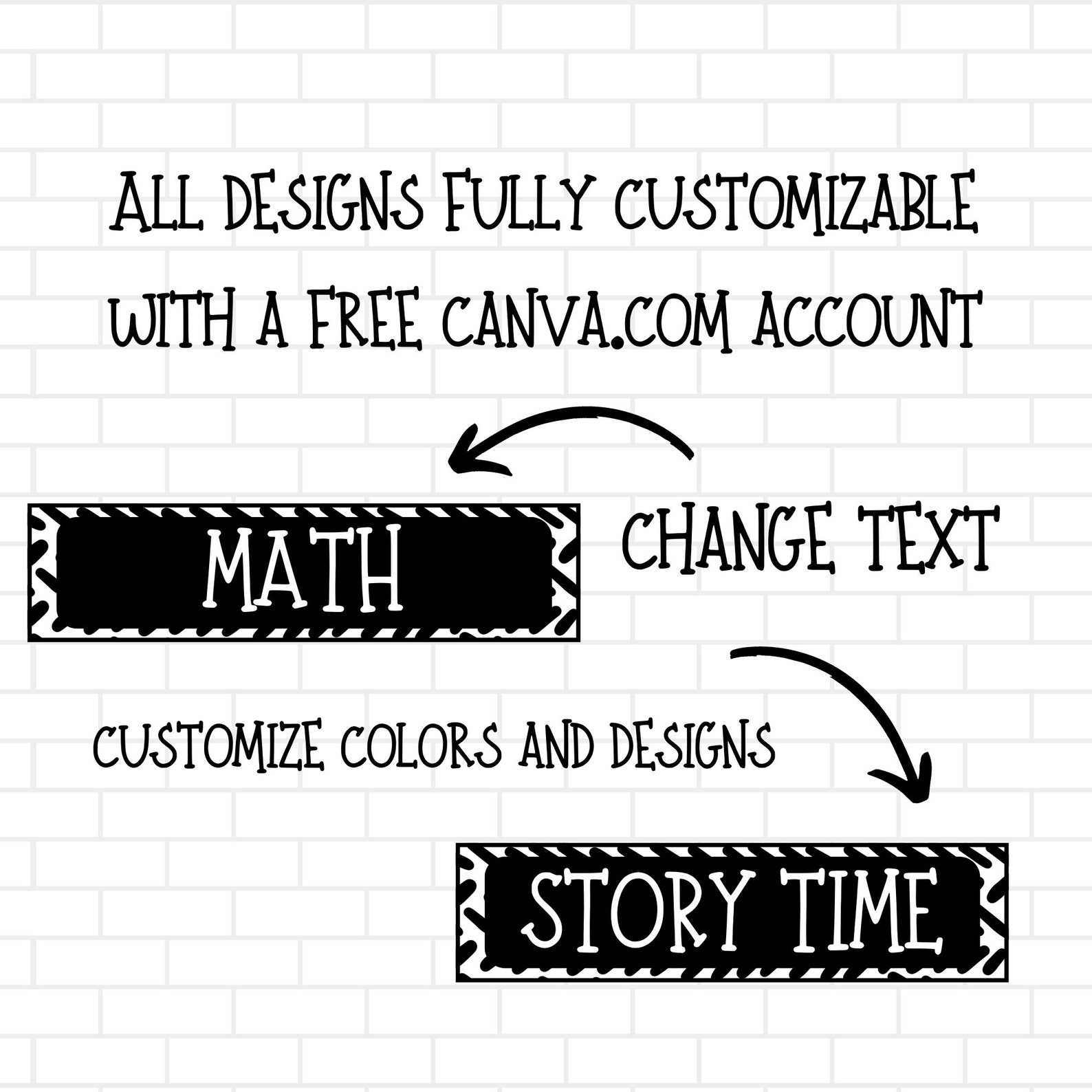 EDITABLE Daily Schedule Cards Modern Tropical Bulletin - Etsy