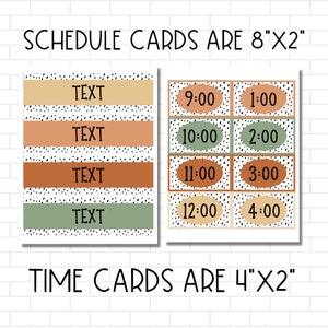 EDITABLE Daily Schedule Cards | Jungle Safari | Bulletin Board Posters ...