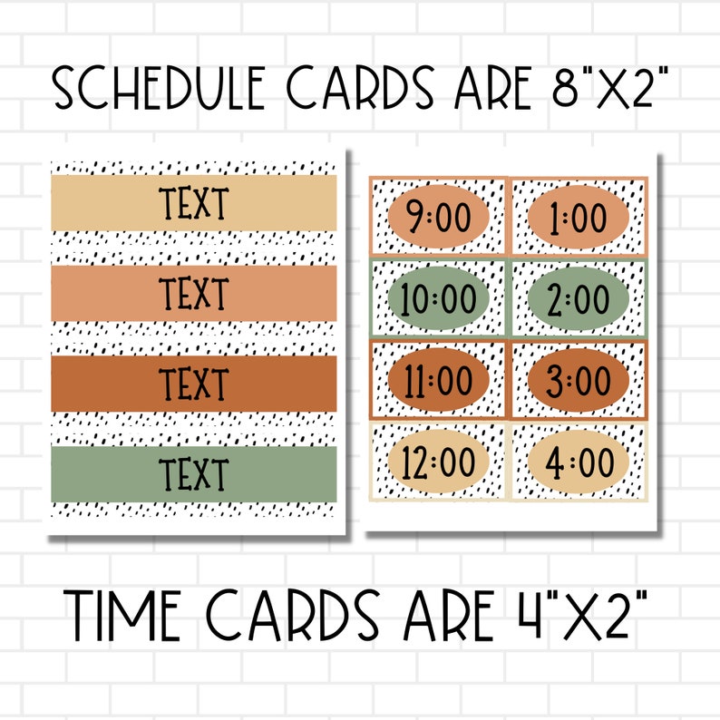 EDITABLE Daily Schedule Cards | Jungle Safari | Bulletin Board Posters ...