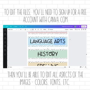 EDITABLE Daily Schedule Cards | Modern Colorful | Bulletin Board ...