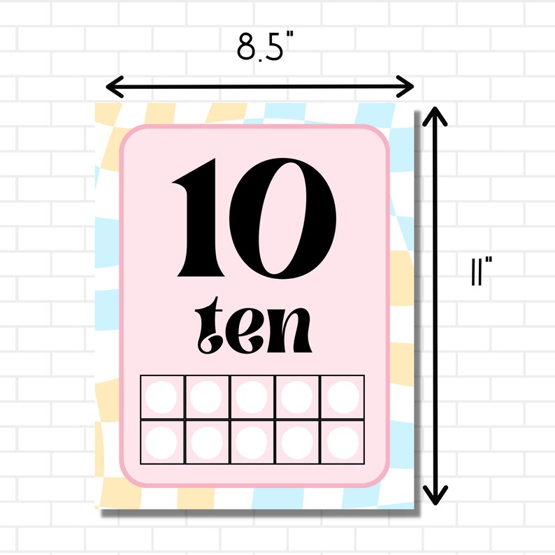 EDITABLE Number Poster Pack | Sweet and Groovy | Bulletin Board Posters ...