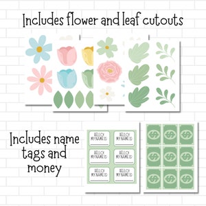 EDITABLE Flower Shop Dramatic Play Kit | Spring Activity | Preschool ...