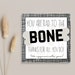 PRINTABLE You Are Rad to the Bone Gift Tag Physical Therapist Marketing ...