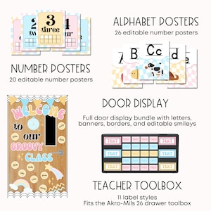 Sweet & Groovy Classroom Decor Bundle | Printable Classroom Posters ...