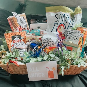 EDITABLE Vasectomy Gift Basket Kit | Get Well Soon | Sperm Gift Tag ...