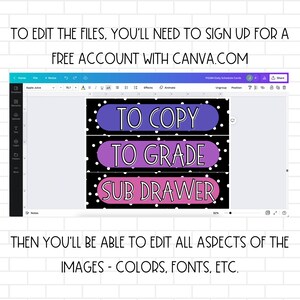 EDITABLE Rolling Cart Labels | Spotty Rainbow | Teacher Cart Printable ...