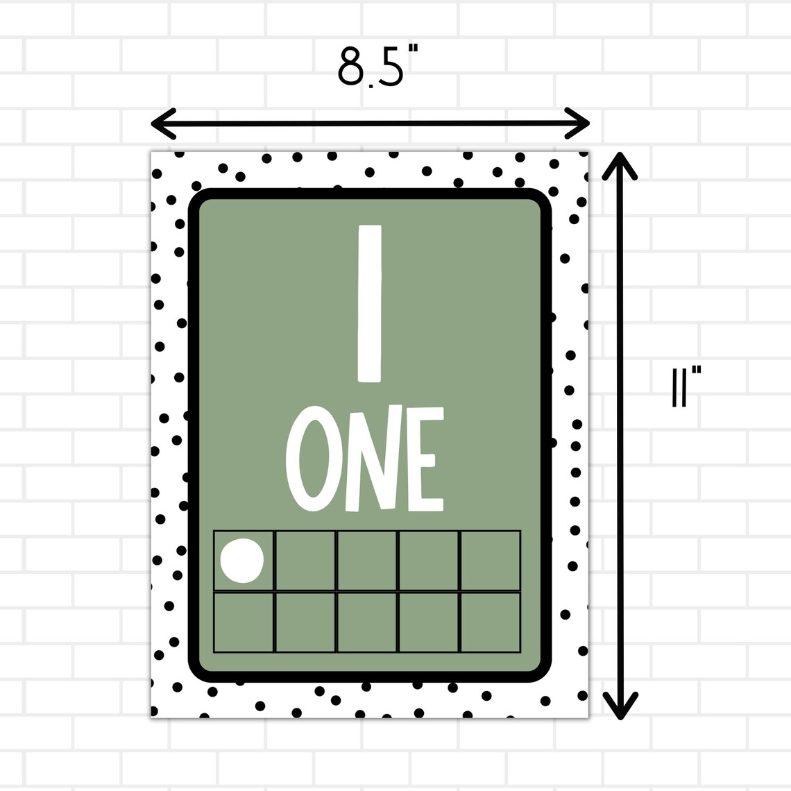 PRINTABLE Boho Farmhouse Number Posters Bulletin Board - Etsy