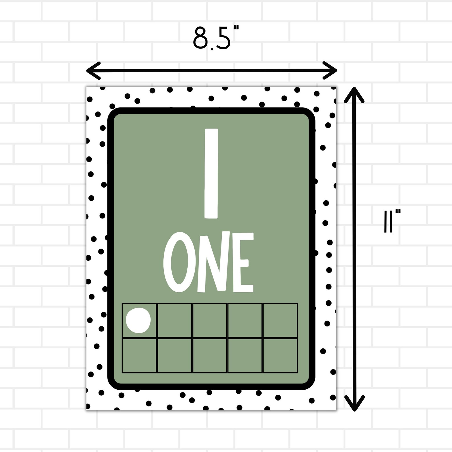 PRINTABLE Boho Farmhouse Number Posters Bulletin Board - Etsy