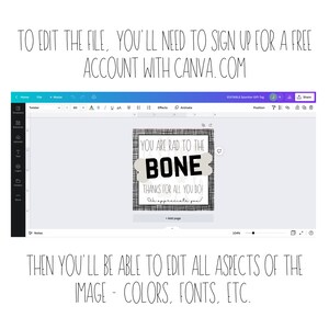 PRINTABLE You Are Rad to the Bone Gift Tag | Physical Therapist ...