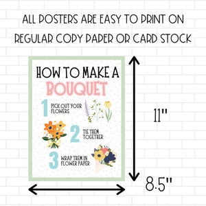 EDITABLE Flower Shop Dramatic Play Kit | Spring Activity | Preschool ...