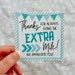 Thank You for Going the Extra Mile Gift Tag | Appreciation Gift Tag ...
