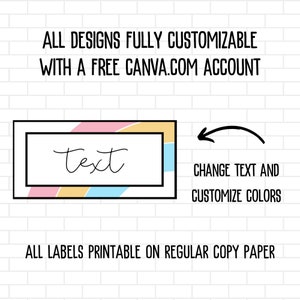 EDITABLE Teacher Toolbox Labels | Sweet Groovy | Toolbox Labels ...