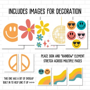 EDITABLE Groovy Teacher Appreciation Bulletin Board Kit | Groovy Retro ...