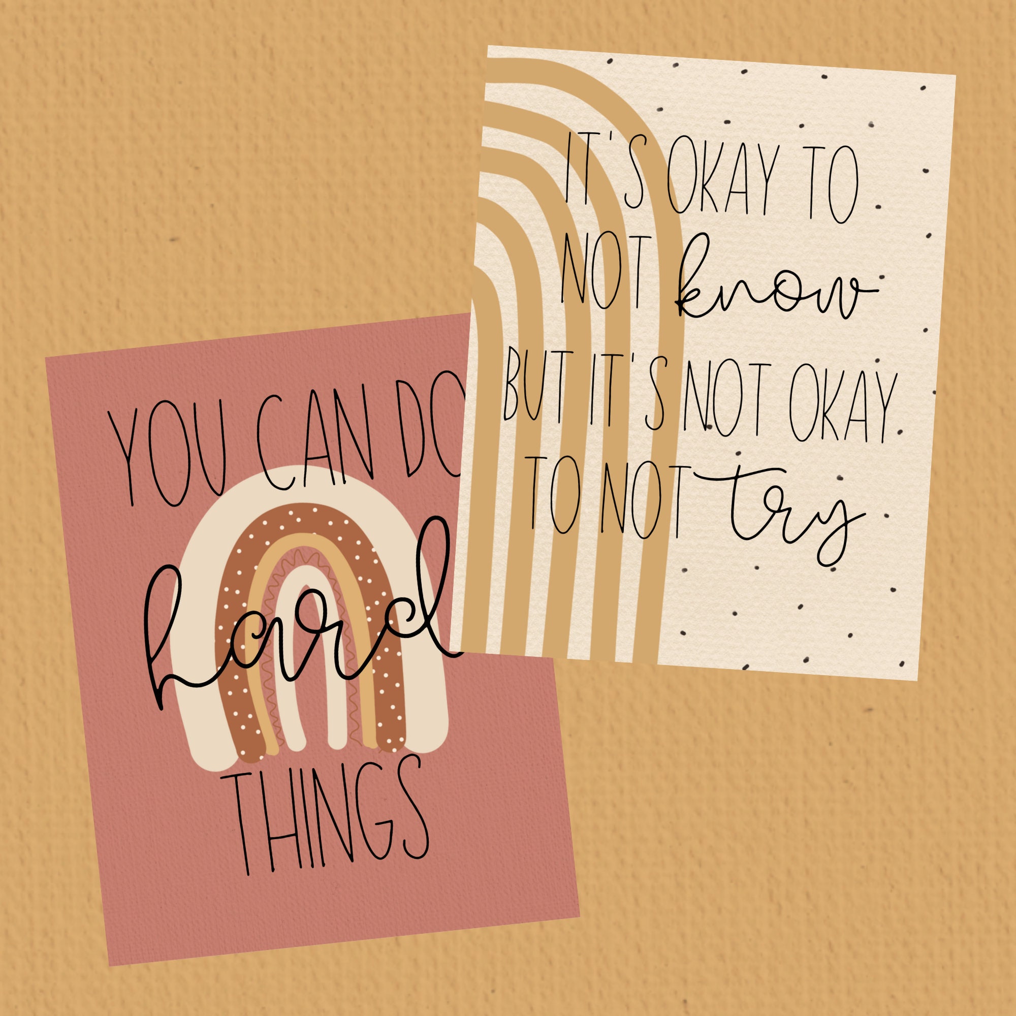 PRINTABLE Boho Classroom Poster Pack Bulletin Board Posters - Etsy