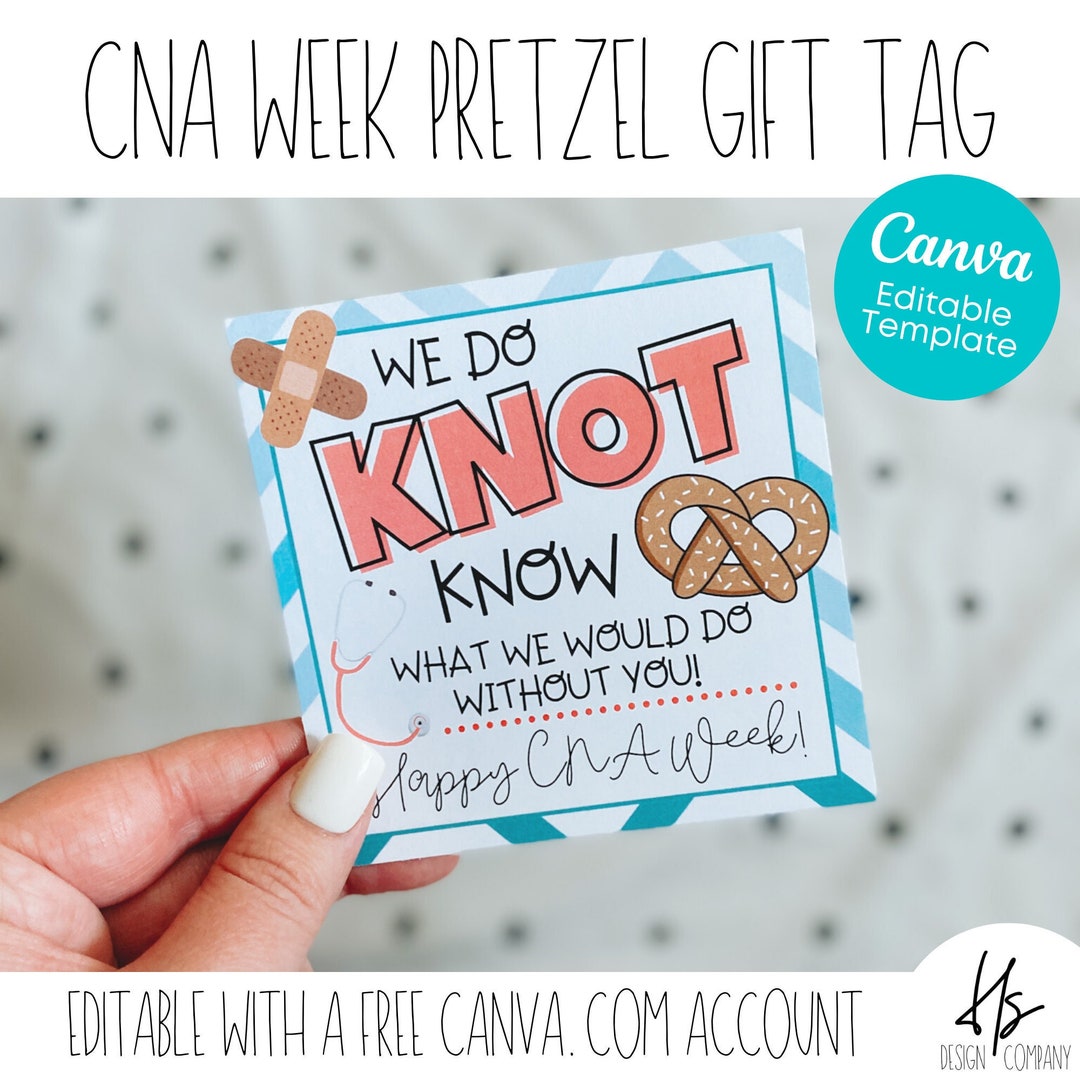 EDITABLE We Do Knot Know What We Would Do Without You Gift Tag ...