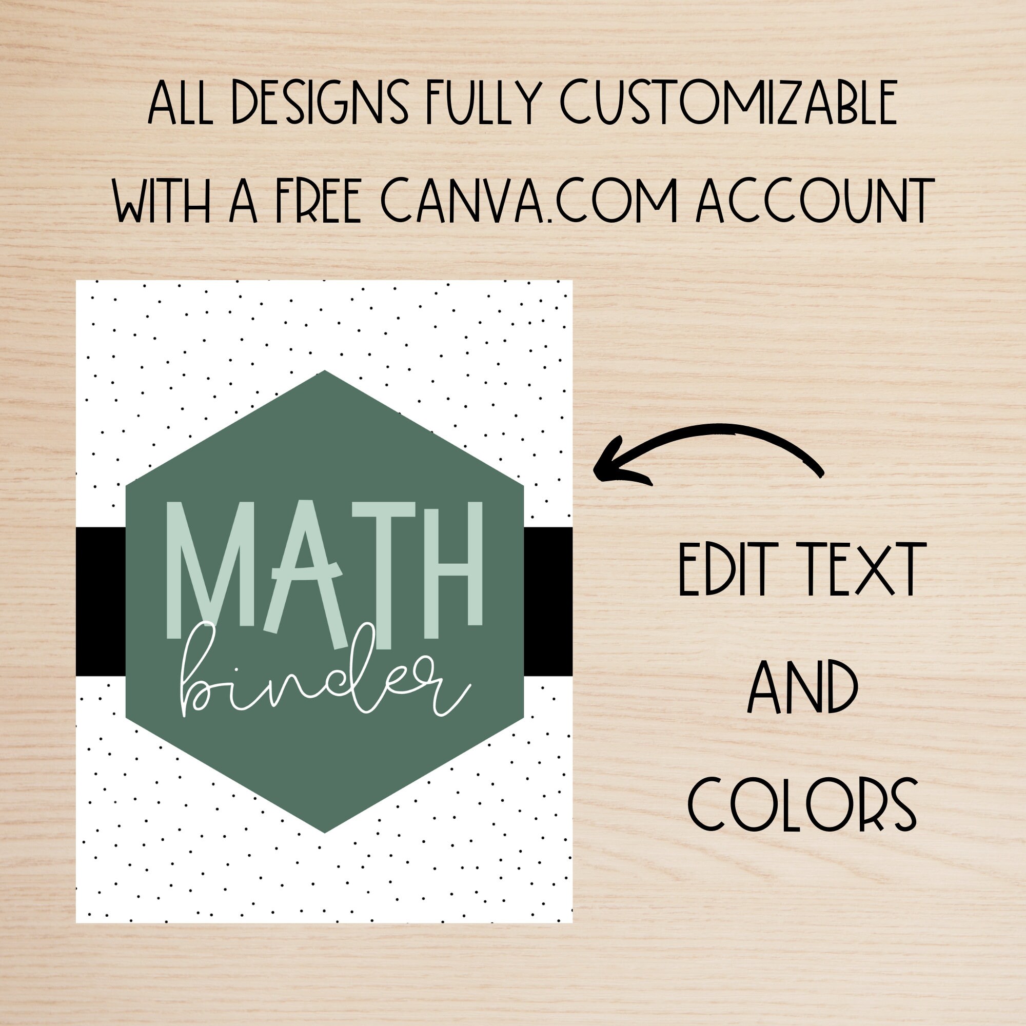 EDITABLE Boho Farmhouse Binder Covers & Spines Printable - Etsy