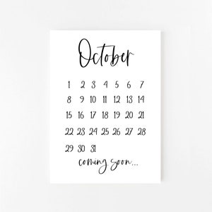 October - Etsy