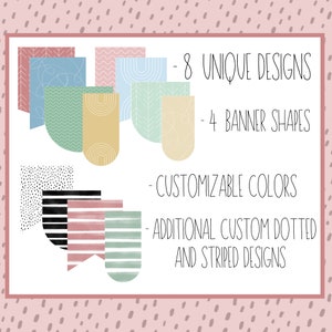 EDITABLE Bulletin Board Banner Letters | Printable Classroom Bunting ...