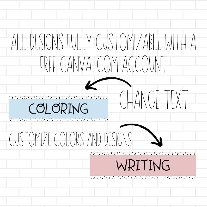 EDITABLE Daily Schedule Cards Modern Colorful Bulletin - Etsy