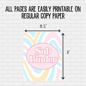 EDITABLE Groovy Binder Covers & Spines | Printable Binder Covers ...