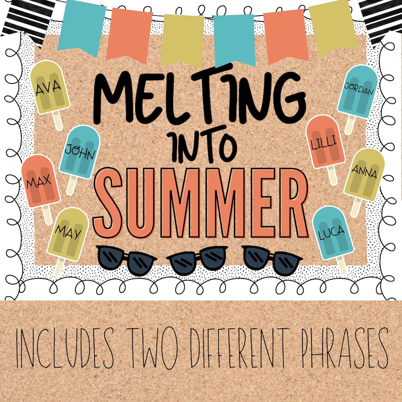 PRINTABLE Ready for A Sweet Summer Bulletin Board Kit End of - Etsy