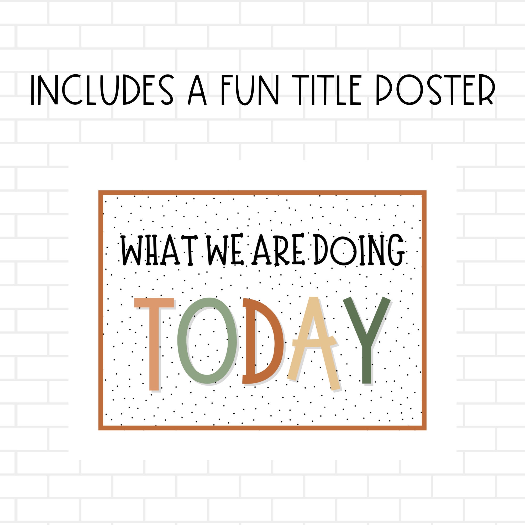 EDITABLE Daily Schedule Cards | Jungle Safari | Bulletin Board Posters ...