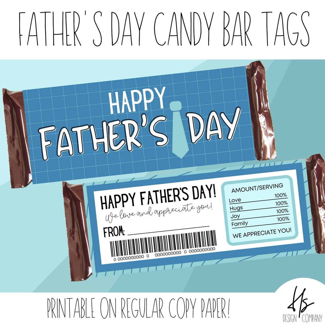 PRINTABLE Father's Day Candy Bar Wrapper Marketing - Etsy