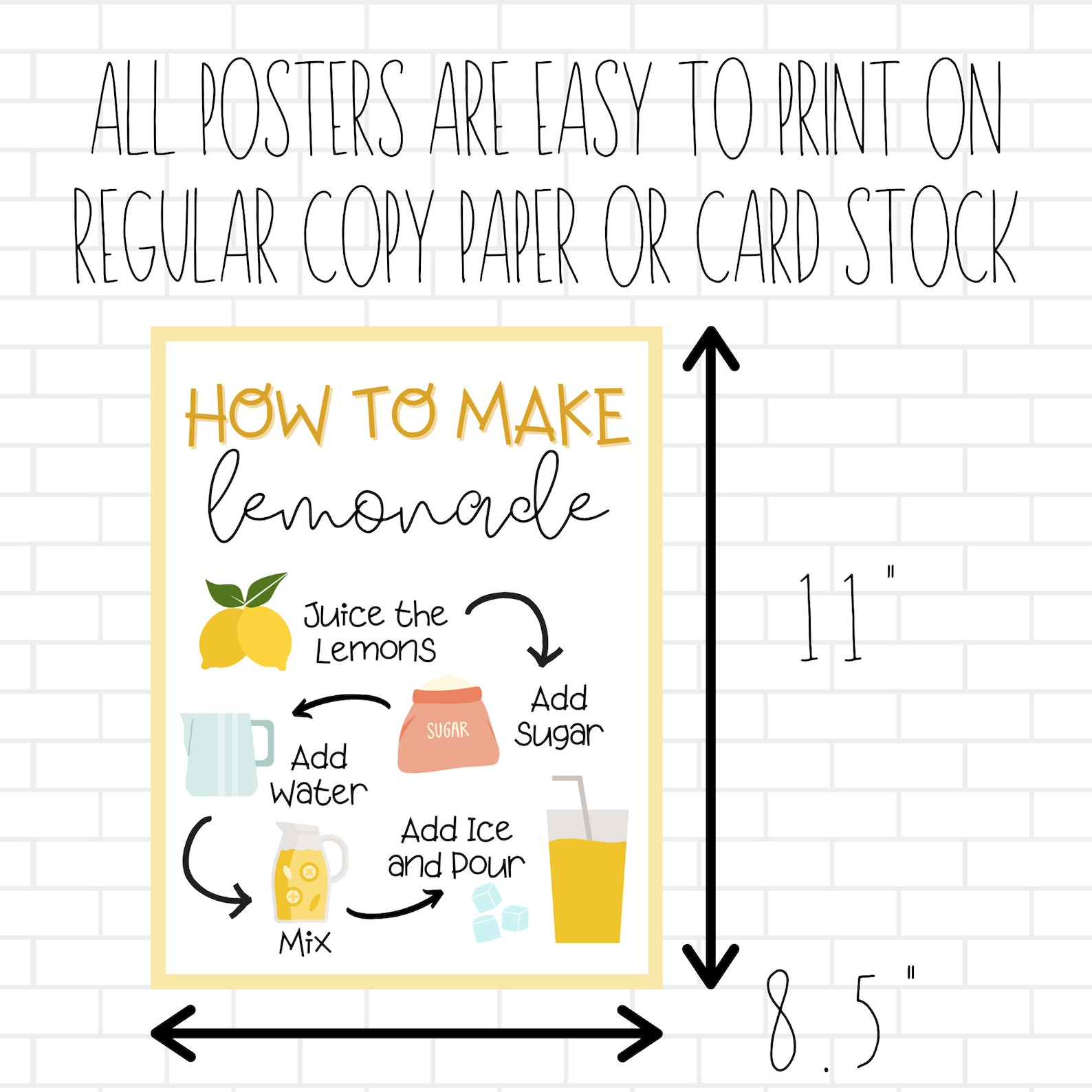 PRINTABLE Lemonade Stand Dramatic Play Kit | Summer Activity ...