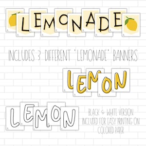 PRINTABLE Lemonade Stand Dramatic Play Kit | Summer Activity ...