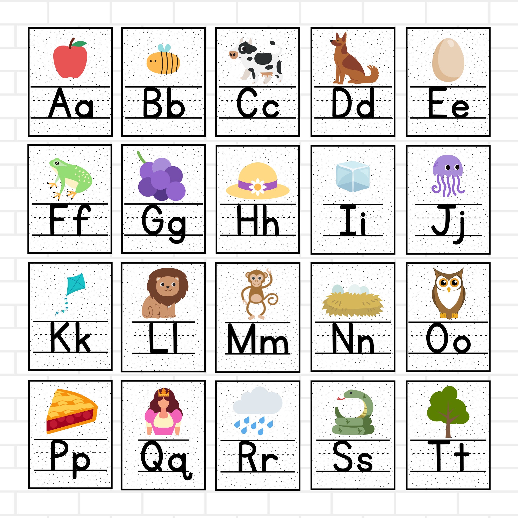 EDITABLE Spotty ABC Poster Pack | Spotty Rainbow | Bulletin Board ...