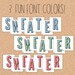 PRINTABLE Sweater Weather Bulletin Board Pack | Printable Bulletin ...