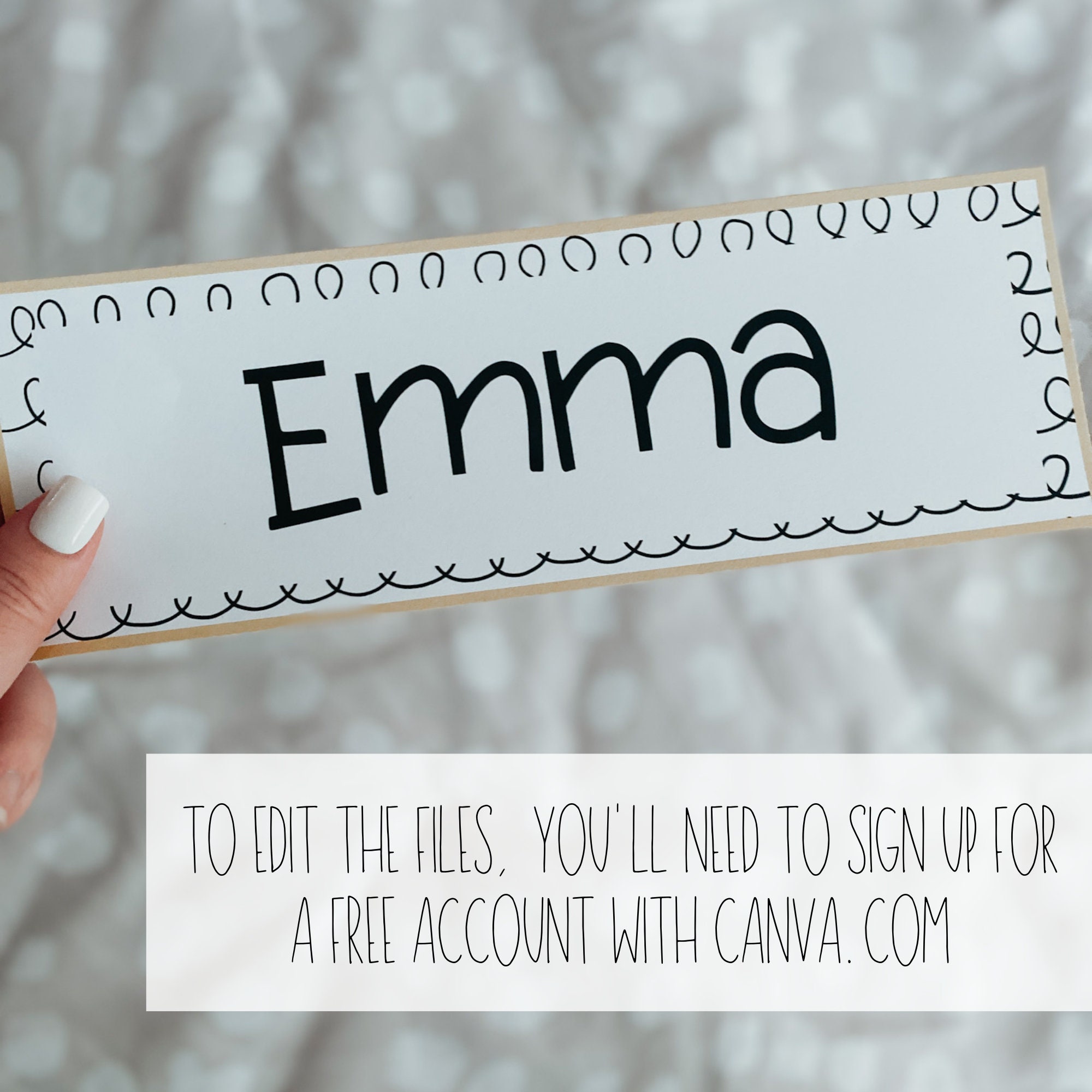 EDITABLE Modern Colorful Name Tags | Printable Classroom Nametags ...