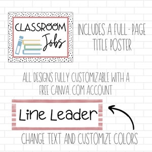 EDITABLE Classroom Jobs Display | Modern Colorful | Class Jobs ...