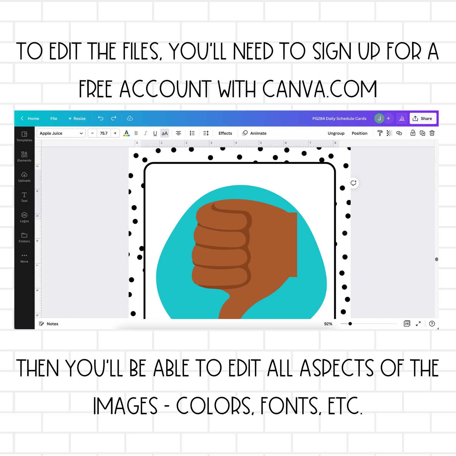 EDITABLE Hand Signals Poster Pack | Spotty Rainbow | Bulletin Board ...