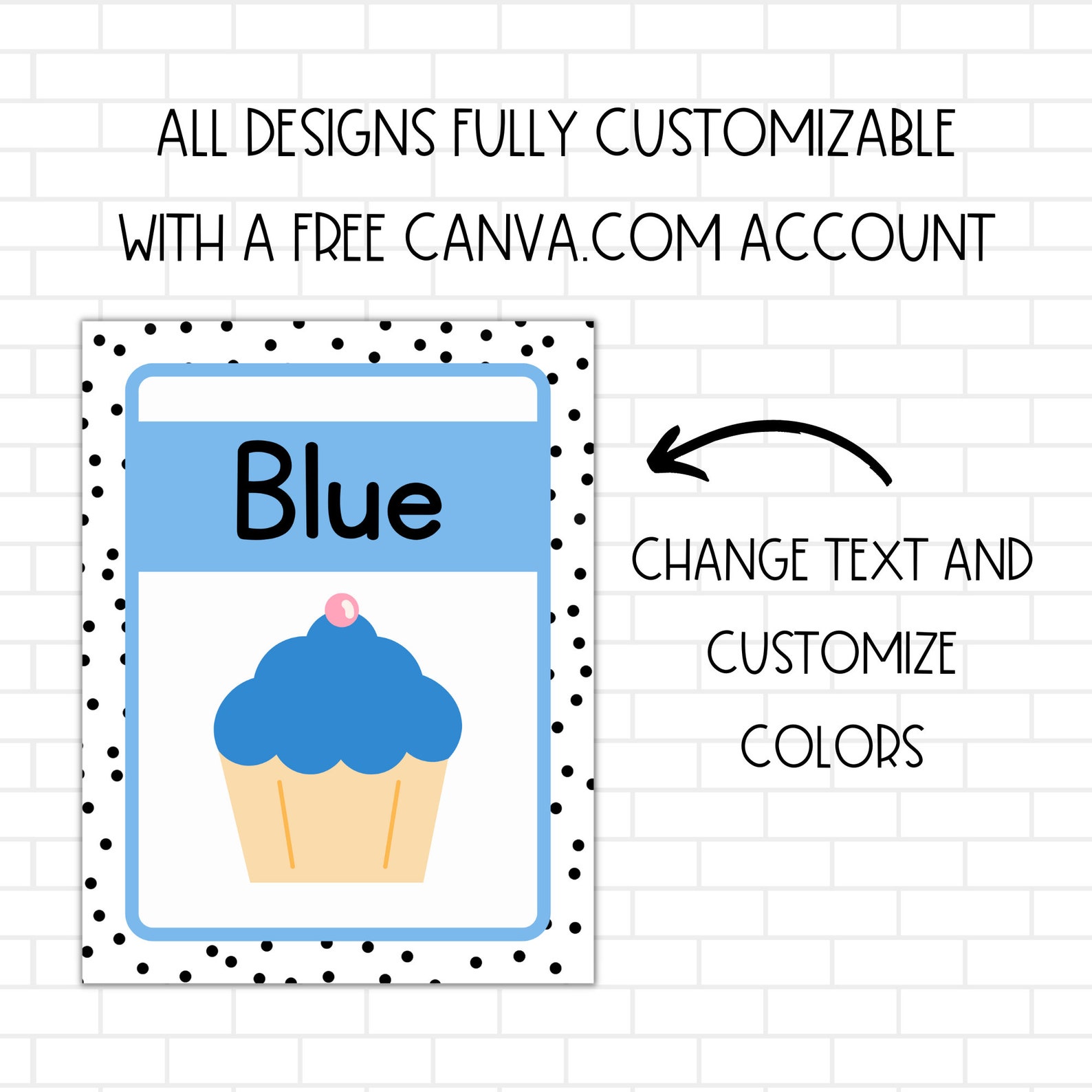 EDITABLE Bright Color Poster Pack | Spotty Rainbow | Bulletin Board ...