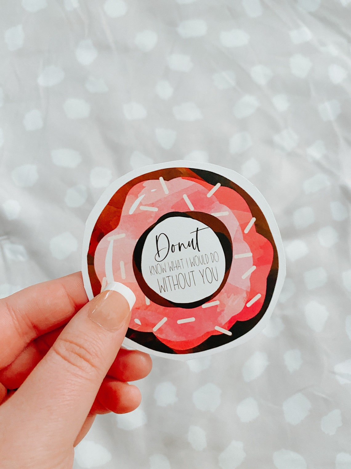 Donut Thank You Gift Tag Donut Tag Thank You Gift | Etsy