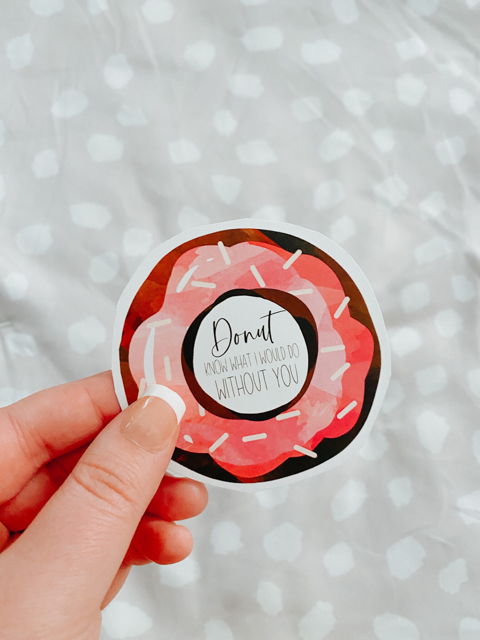 Donut Thank You Gift Tag Donut Tag Thank You Gift | Etsy