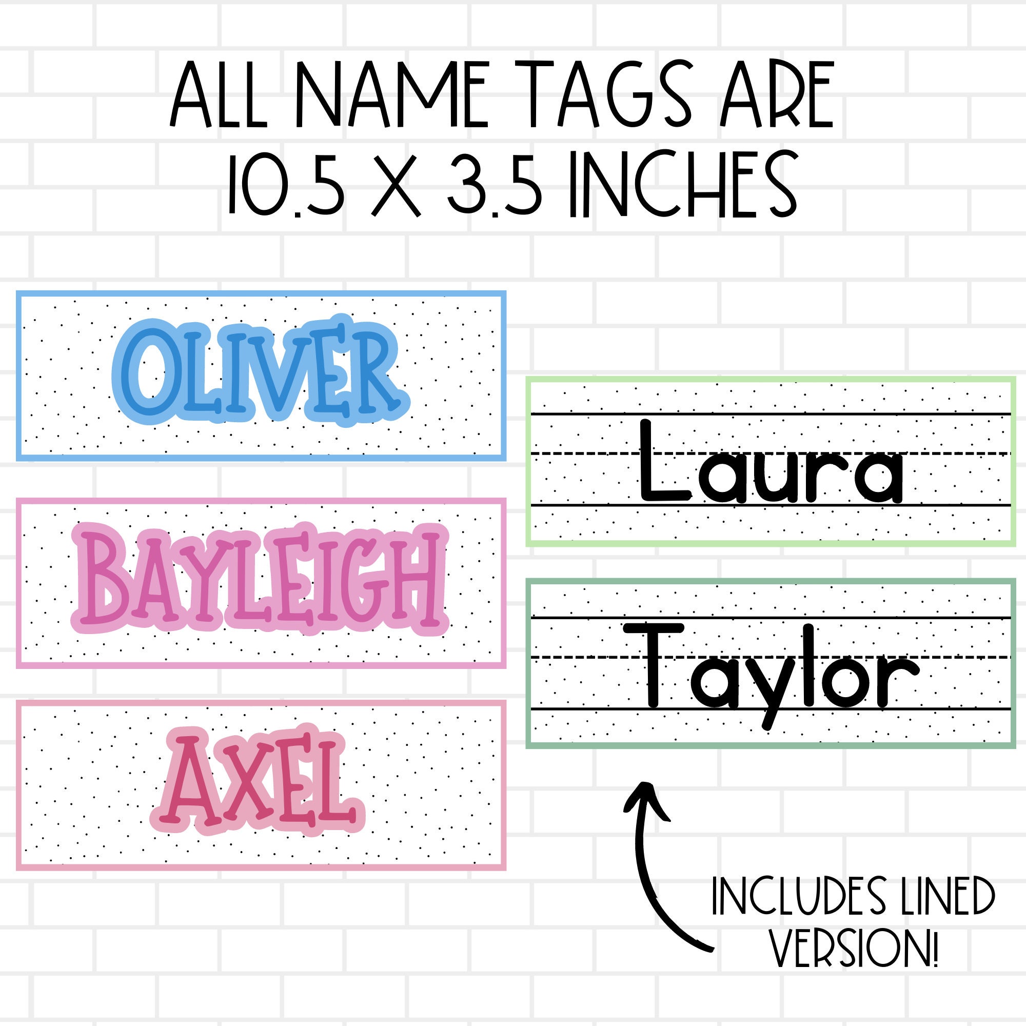 EDITABLE Spotty Rainbow Name Tags | Printable Classroom Name Tags ...