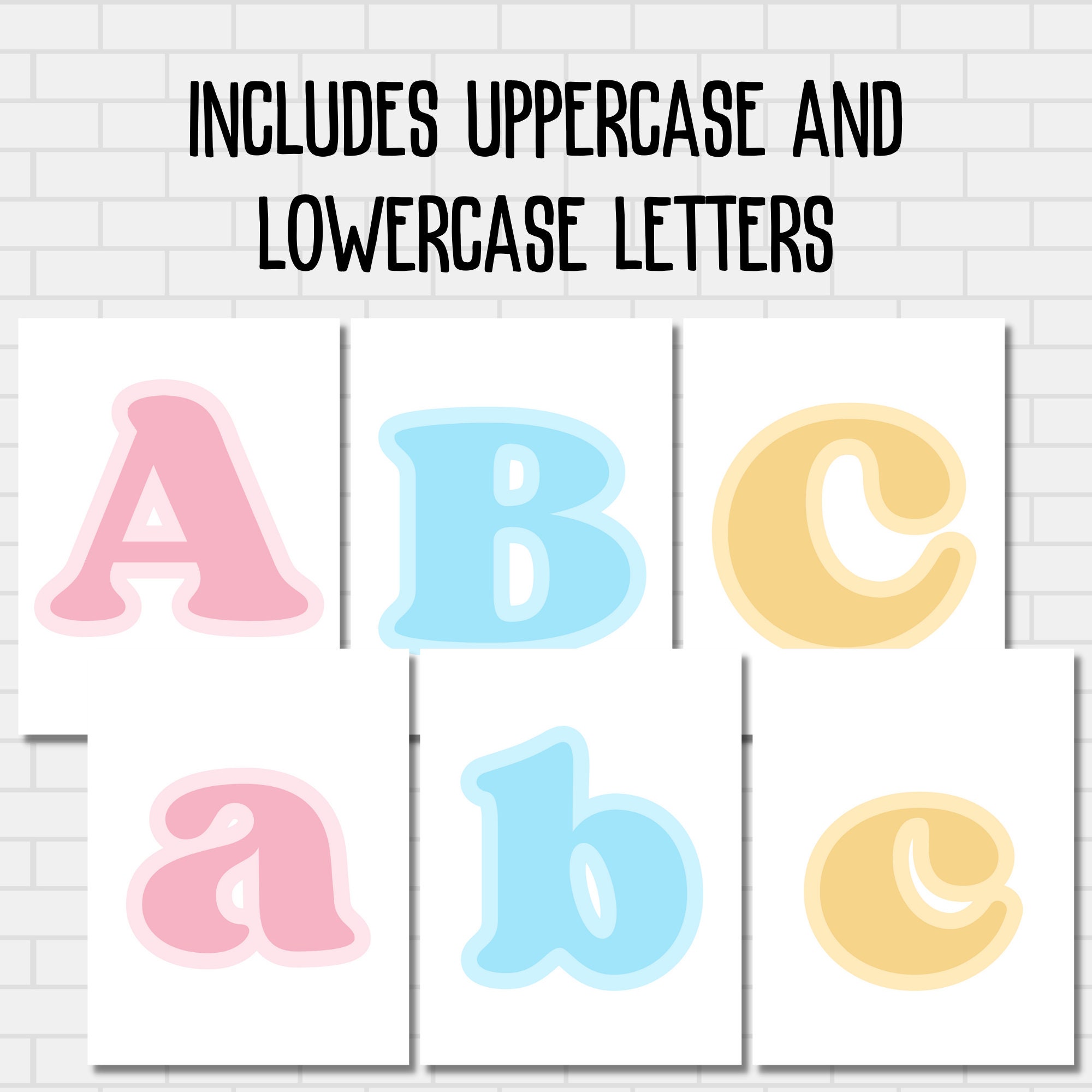 EDITABLE Retro Classroom Banner Letters Full Alphabet | Classroom ...