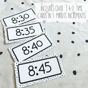 EDITABLE Daily Schedule Cards | Modern Colorful | Bulletin Board ...