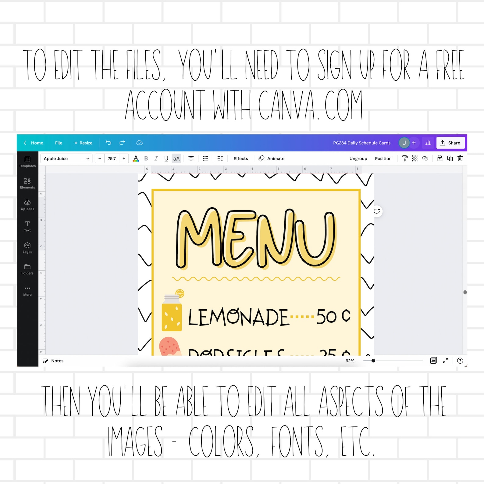 PRINTABLE Lemonade Stand Dramatic Play Kit | Summer Activity ...