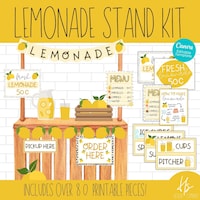 PRINTABLE Lemonade Stand Dramatic Play Kit | Summer Activity ...