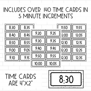 EDITABLE Daily Schedule Cards | Spotty Rainbow | Bulletin Board Posters ...