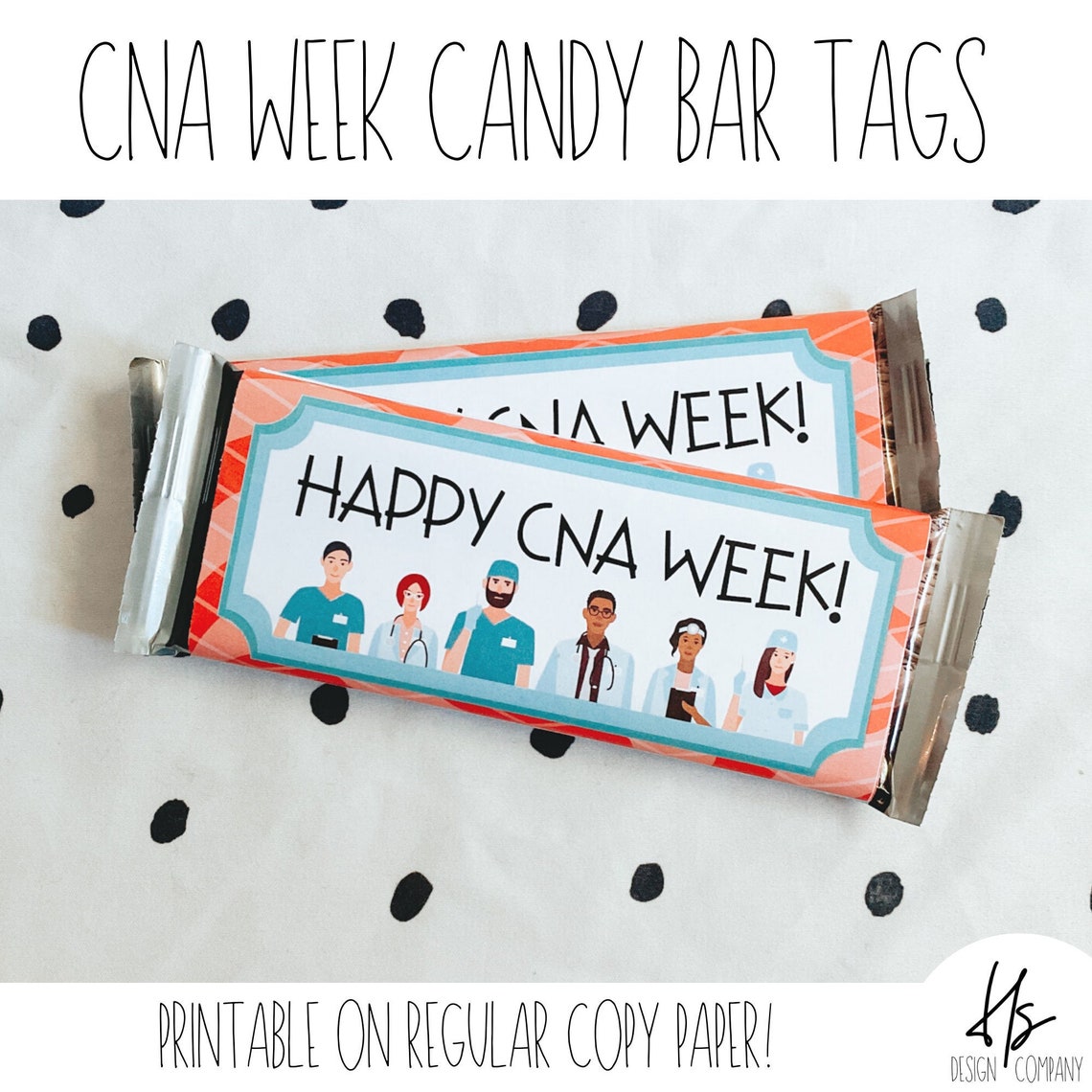 PRINTABLE Happy CNA Week Candy Bar Wrapper CNA Appreciation - Etsy