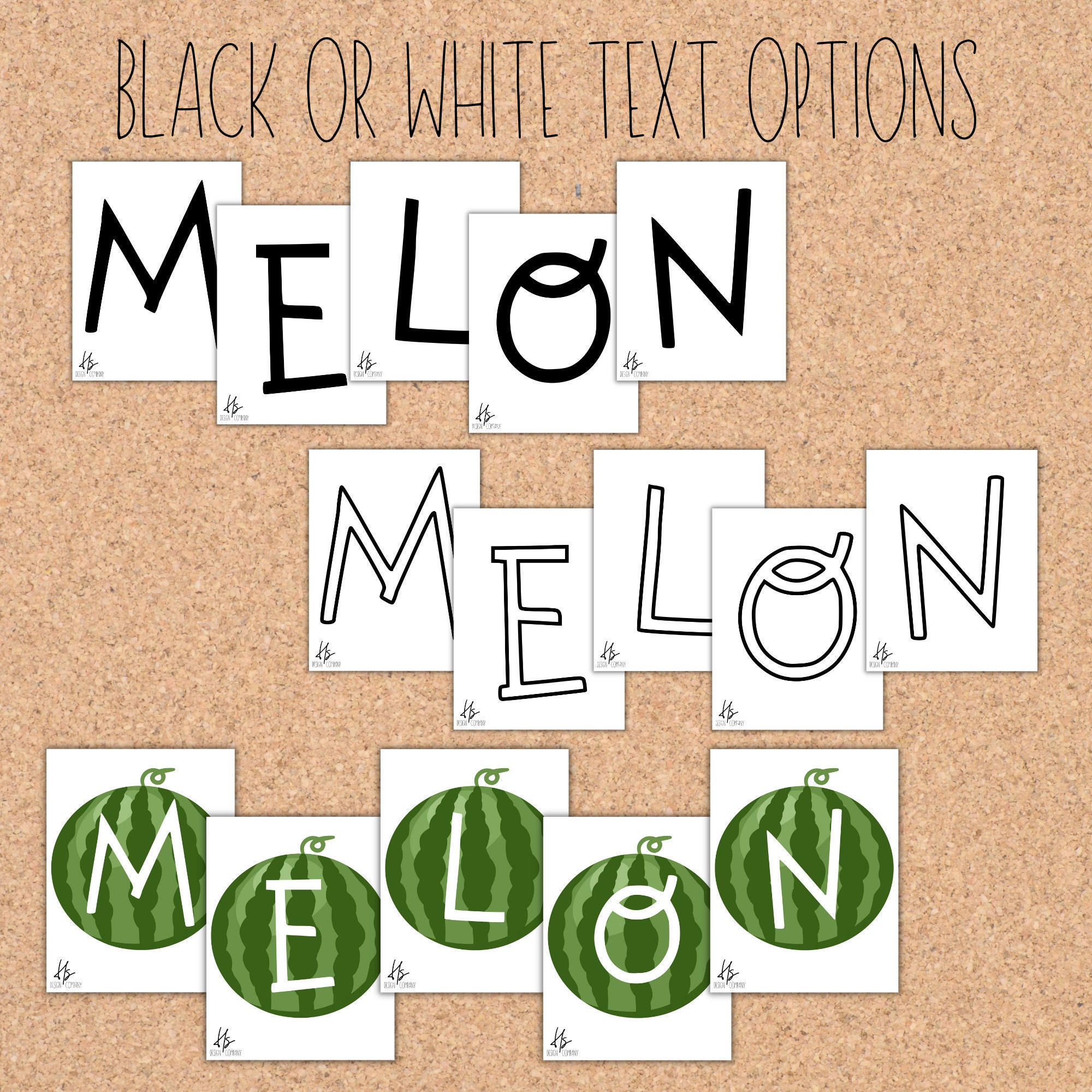 PRINTABLE We Are One in A Melon Bulletin Board Kit End of - Etsy