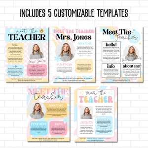 EDITABLE Meet the Teacher Letter Templates | Sweet and Groovy ...