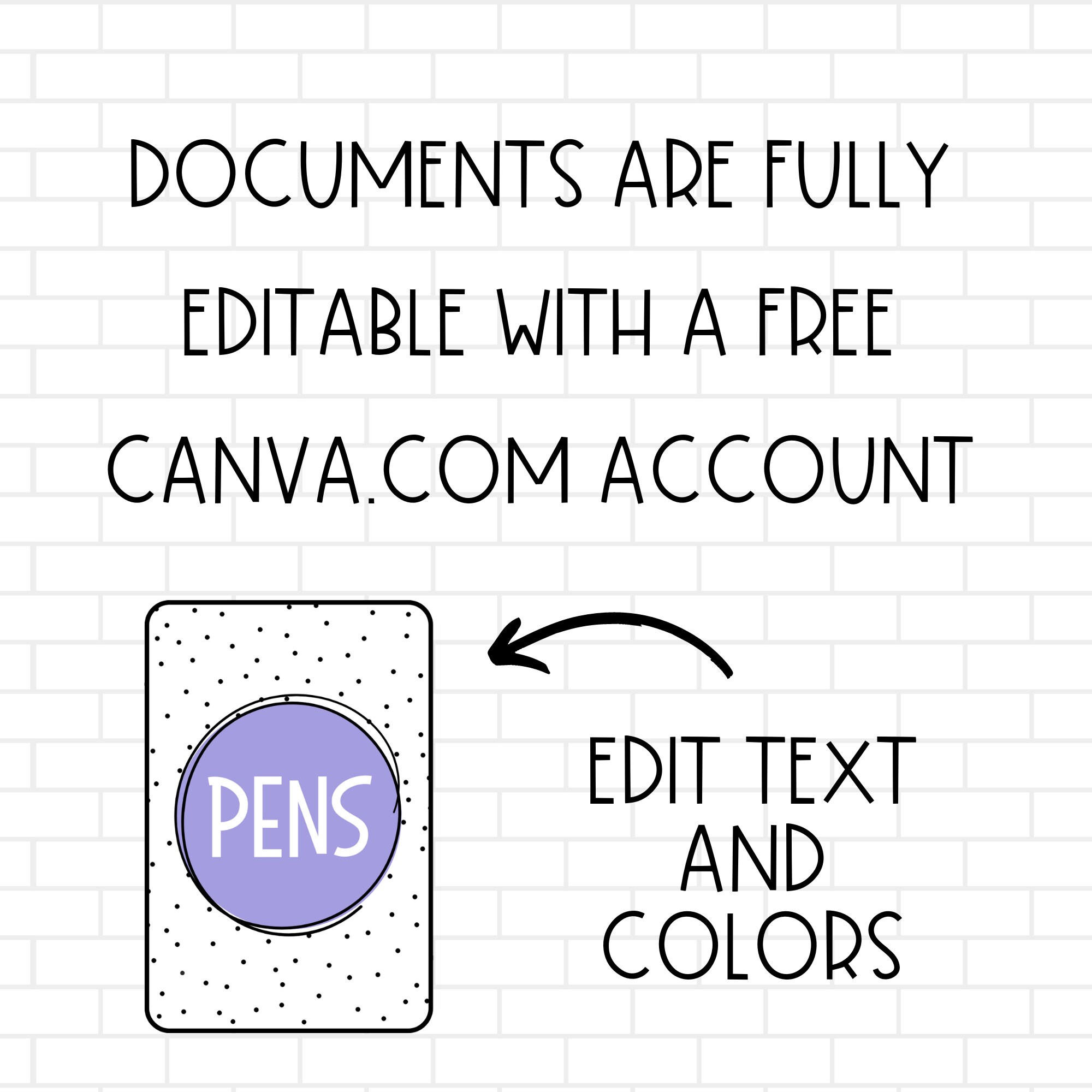 EDITABLE Classroom Supply Labels | Spotty Rainbow | Bulletin Board ...