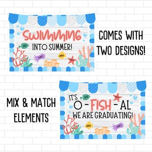 EDITABLE End of Year Ocean Themed Bulletin Board Kit | Summer | O-fish ...